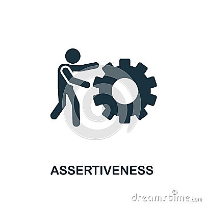 Assertiveness Creative Icon. Simple Element Illustration. Assertiveness ...