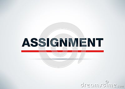 Assignment Abstract Flat Background Design Illustration Royalty-Free ...
