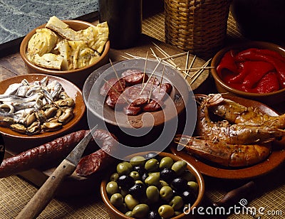 Assorted Tapas Stock Images - Image: 23702634