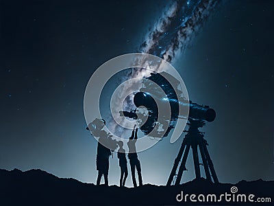 Astronomers And Astrophysicists Using Powerful Telescopes To Explore ...