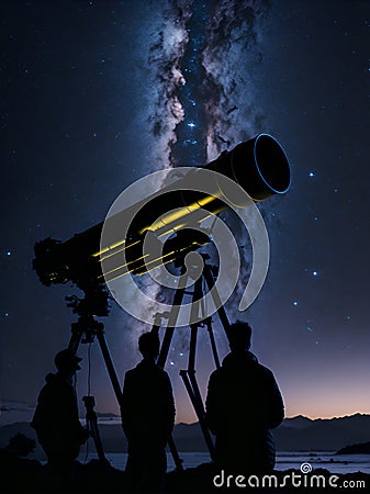 Astronomers And Astrophysicists Using Powerful Telescopes To Explore ...