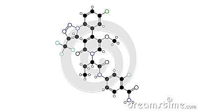 Asundexian Molecule, Structural Chemical Formula, Ball-and-stick Model ...