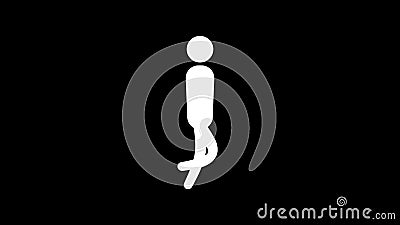 Athlete Figure Jumping Over Hurdles Animation, Hurdle Race, Loop, with ...