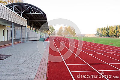 Oval Running Track stock image. Image of stadium, racecourse - 19031429