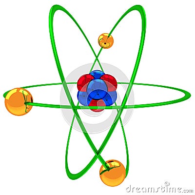 Atom Model Stock Photos - Image: 35710573