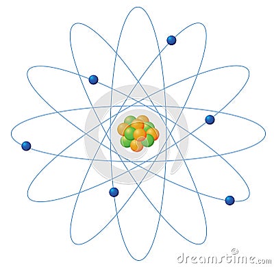 Atom Structure Stock Photography - Image: 24660762