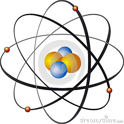 Atomkern Stockfoto - Bild: 9624380