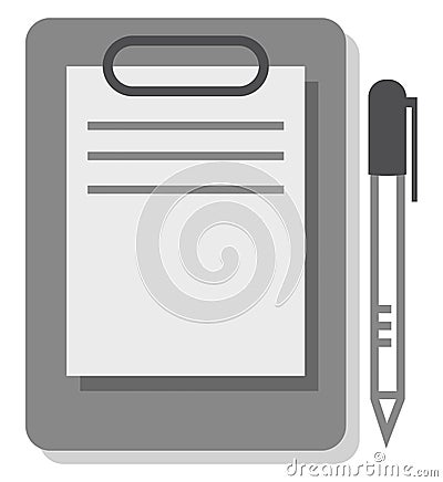 Attendance List, Icon Cartoon Vector | CartoonDealer.com #259784567