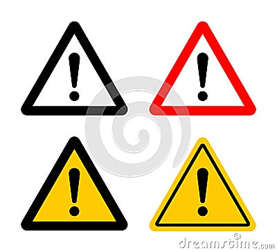 Caution Warning Sign Cartoon Vector | CartoonDealer.com #202266289
