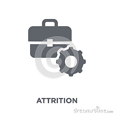 Attrition Icon From Time Managemnet Collection. Cartoon Vector ...
