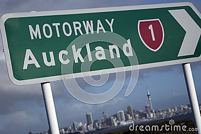 Auckland Sign Royalty Free Stock Photo - Image: 954535