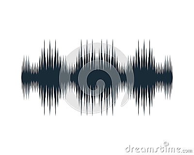 Audio Frequency Wave Graphic Icon Vector Logo Template Illustration ...