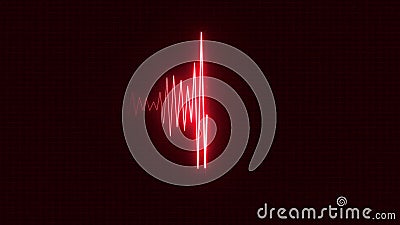 Audio Waveform Line Animation, Audio Spectrum, Line Animation, Wave ...
