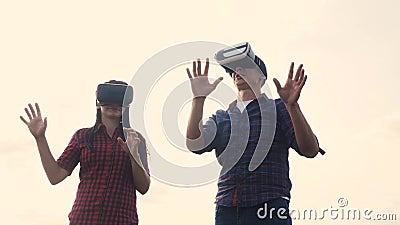 Augmented Teamwork Future Reality Device Creating Virtual Space Concept ...