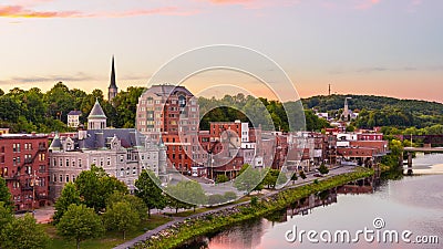 Augusta, Maine, USA stock video. Video of scenery, county - 81929243