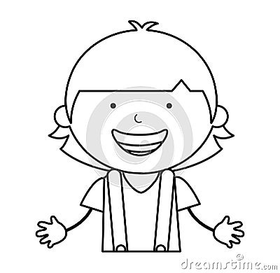 Australian Little Boy Character Vector Illustration | CartoonDealer.com ...