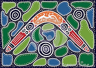 Australian Pattern Royalty Free Stock Photography - Image: 12876707