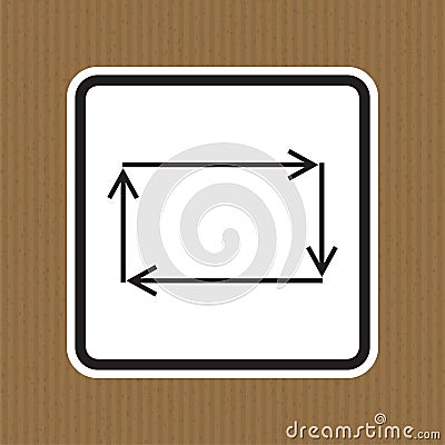 Automatic Cycle Symbol Sign, Vector Illustration, Isolate On White ...