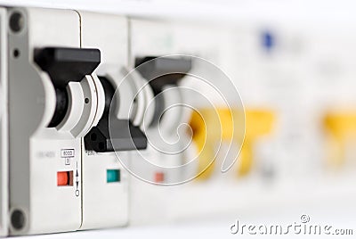 Automatic Fuse-switches Royalty Free Stock Photo - Image: 13645185