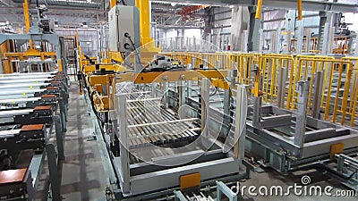 Automatic Lifting in Factory Stock Footage - Video of auto, factory ...