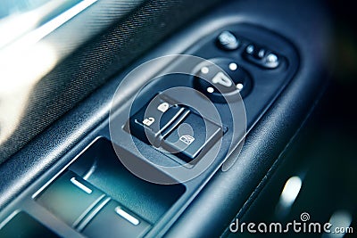 Automatic Car Window Control Panel Stock Image | CartoonDealer.com ...