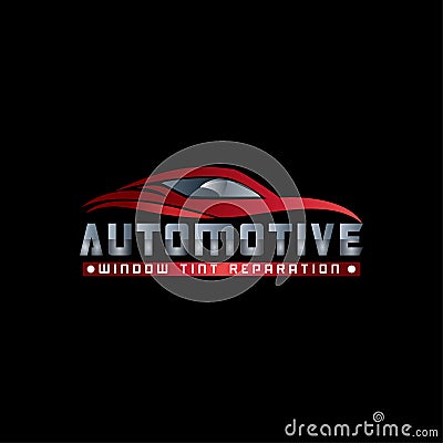 Automotive Car Window Tint Logo Design Template Modern Vector ...