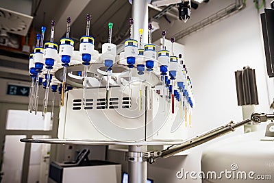 Autosampler Of NMR Spectrometer With Samples Royalty-Free Stock Image ...