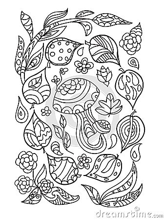 Autumn Zentangle Royalty-Free Stock Photo | CartoonDealer.com #56058507