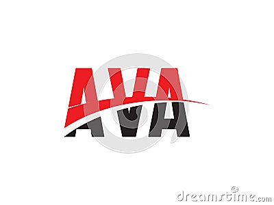 AVA Letter Initial Logo Design Vector Illustration | CartoonDealer.com ...