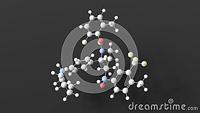 Avacopan Molecule, Molecular Structure, Complement Inhibitors, Ball And ...