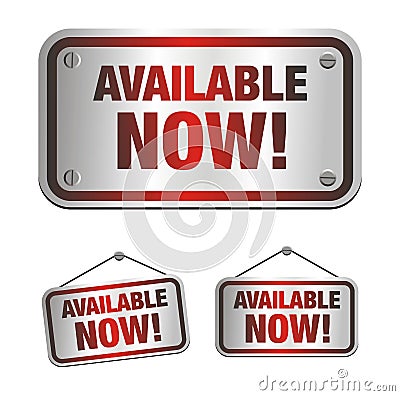 Available Now Signs Stock Image | CartoonDealer.com #36293623