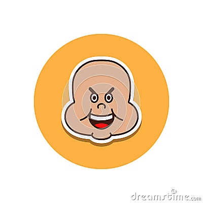 Avatar Of Fat Man Vector Image | CartoonDealer.com #225557144