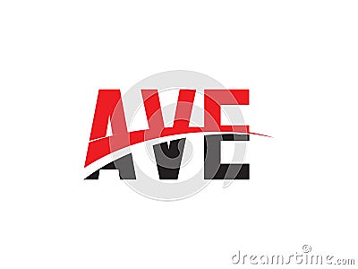 AVE Letter Initial Logo Design Vector Illustration | CartoonDealer.com ...