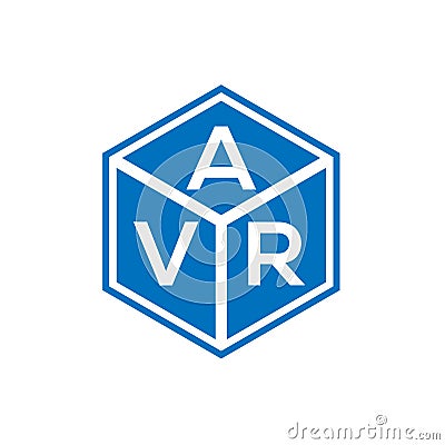 AVR Letter Logo Design On Black Background. AVR Creative Initials ...