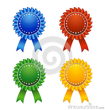 Award Ribbons Stock Vector - Image: 46121782