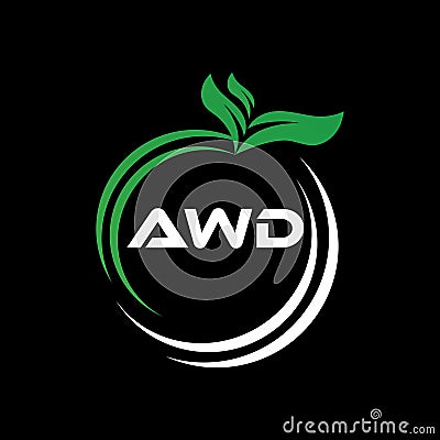 AWD Letter Logo Design. AWD Simple And Modern Monogram Logo. Abstract ...
