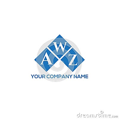 AWZ Letter Logo Design On White Background. AWZ Creative Initials ...