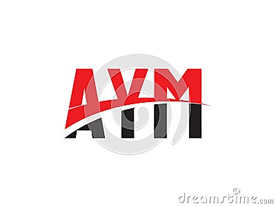 AYM Letter Initial Logo Design Vector Illustration | CartoonDealer.com ...