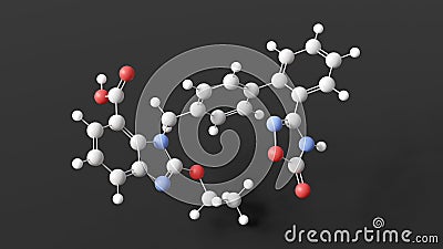 Azilsartan Molecule, Molecular Structure, Angiotensin Ii Receptor ...