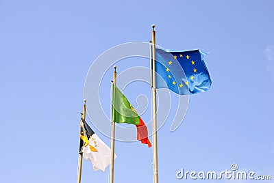 Azorean flag stock photo. Image of portuguese, travel - 25987642