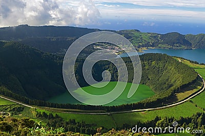 Azores Lagoon Royalty Free Stock Image - Image: 8532886