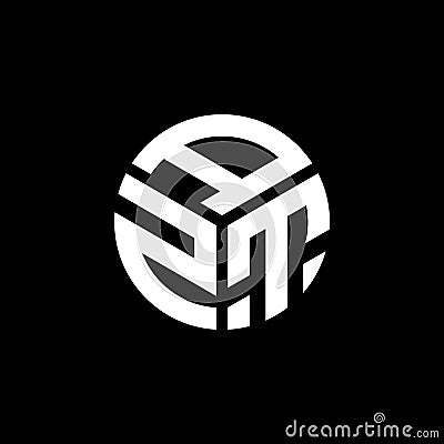 AZT Letter Logo Design On Black Background. AZT Creative Initials ...