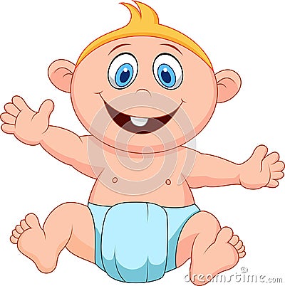 Baby Boy Cartoon Royalty Free Stock Photography - Image: 31344927
