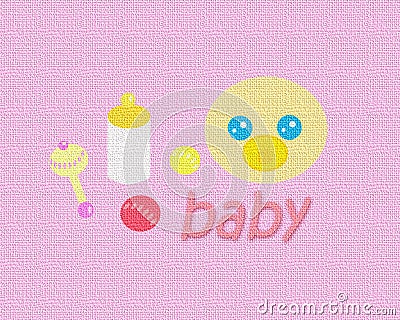 Baby Texture_Pink Stock Photos - Image: 9375443