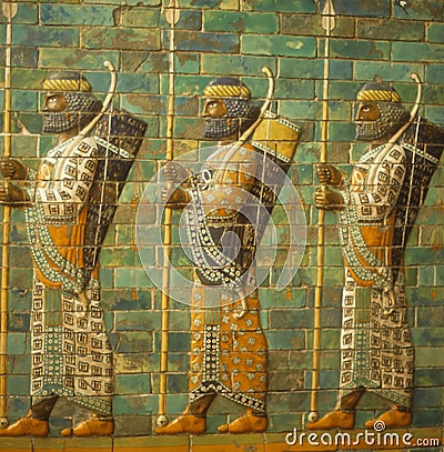 Babylonian Archers, Royalty Free Stock Photography - Image: 6895097