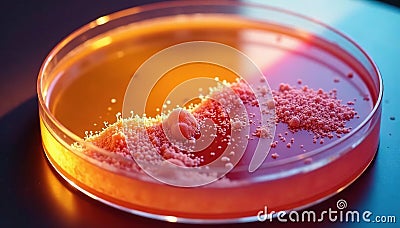 Bacillus Subtilis Spore Formation On Agar Surface Spores Agar Stock ...
