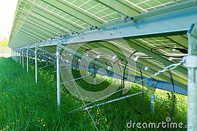 Back Side Of Solar Panel Stock Photography - Image: 34886032