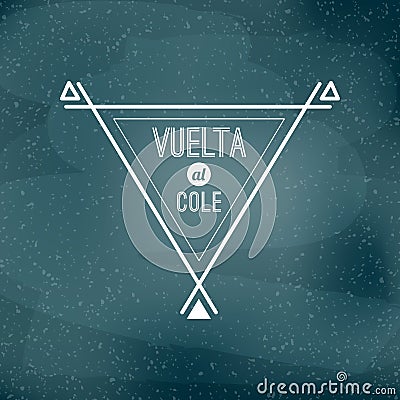 Back To School In Spanish. `Vuelta Al Cole`. Welcome Back To School ...