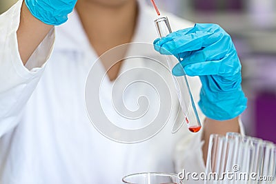 Biochemical Analysis And Chemical Analysis In Lab. Stock Photography ...