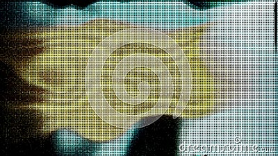 Background with Bright Glowing Spots Pattern with Pixels and Noise ...